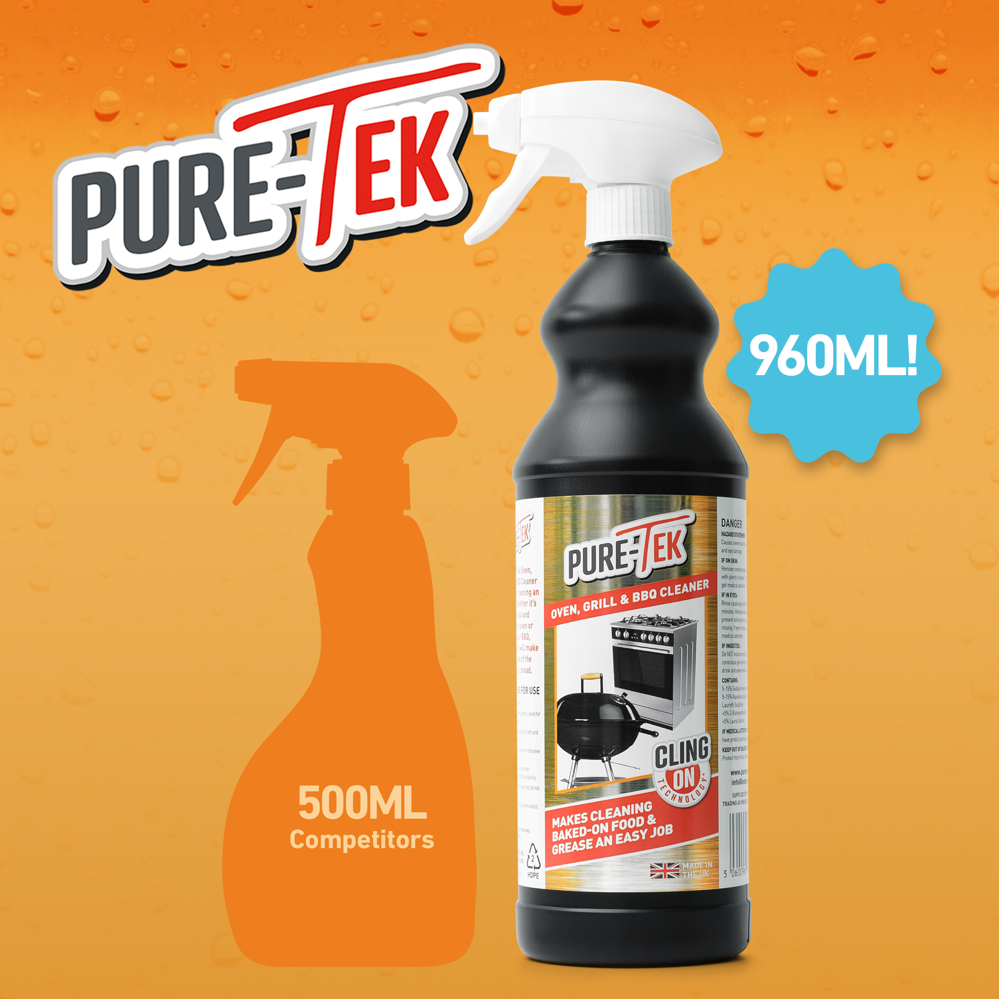 Pure-Tek Oven Cleaner - Pure-Tek
