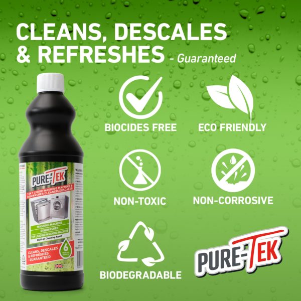 Pure-Tek Washing Machine and Dishwasher Cleaner - Pure-Tek